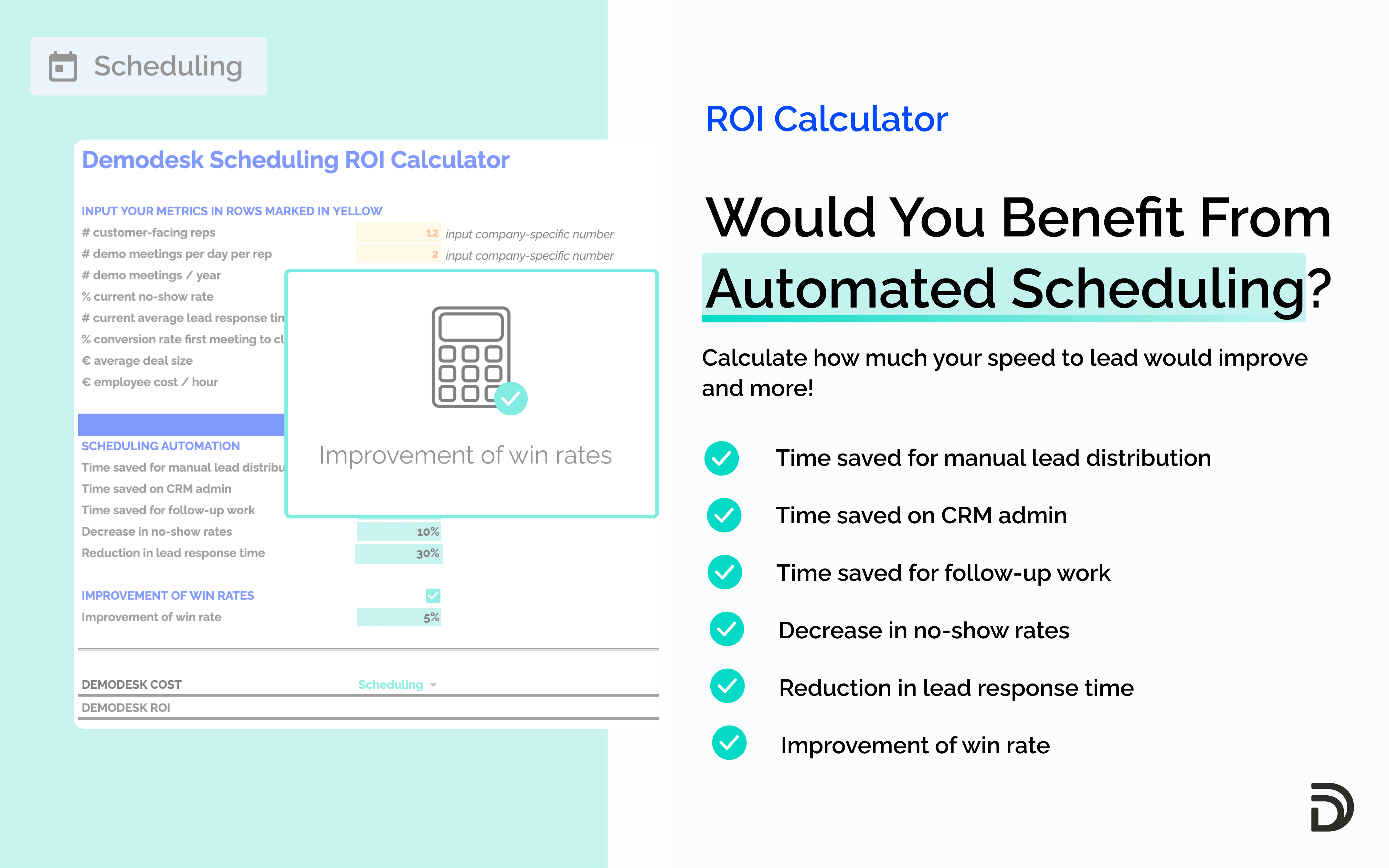 Scheduling ROI Calculator